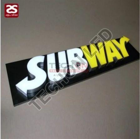Backlight Acrylic LED Letter Advertising Sign Board - TECHONLED (A UNIT ...
