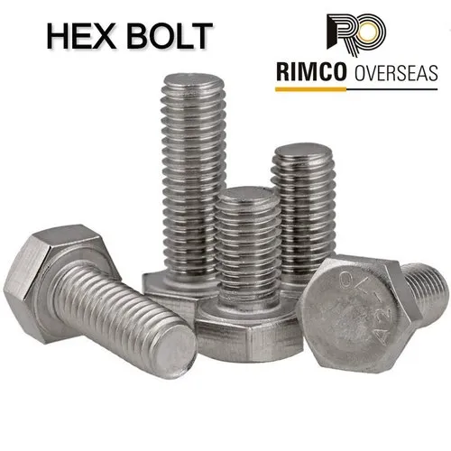 Mild Steel Hex Head Machine Bolt, Size : M3 To M52 - RIMCO OVERSEAS ...