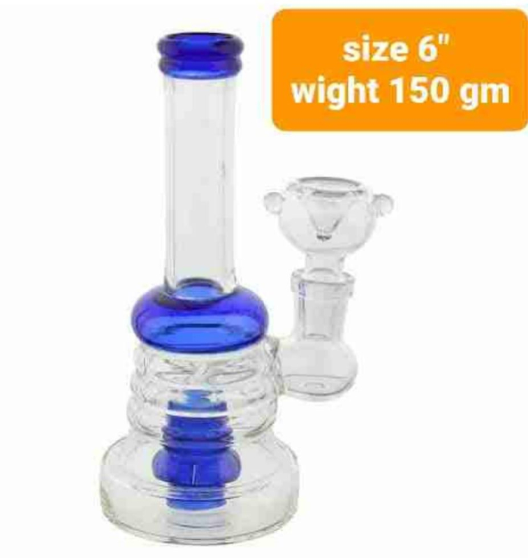 150 Gm Color Glass Bong, Feature : Fine Finished, Good Designs, Light ...