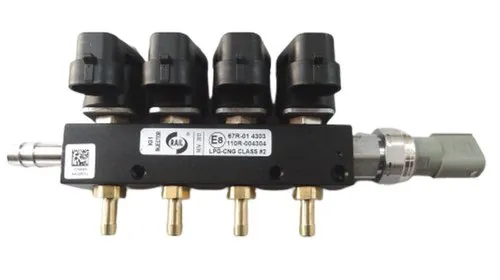 CNG(LPG) Cast Iron CNG Injector Rail, for Car, Max Pressure : 7 Bar at ...