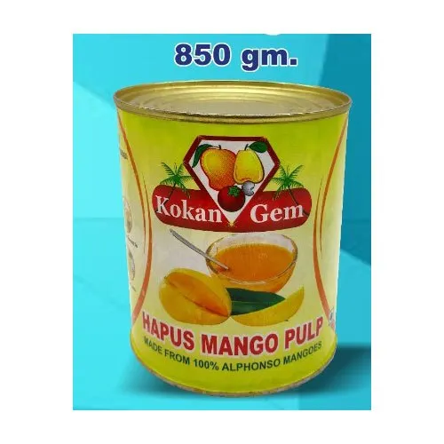 Mango Pulp, Packaging Size : 850 gram, Packaging Type : Tin - Rukmini ...