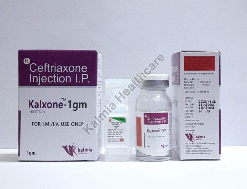 Kalxone-1 Gm Injection, Purity : 99%, Form : Liquid at Rs 67 / Pack in ...