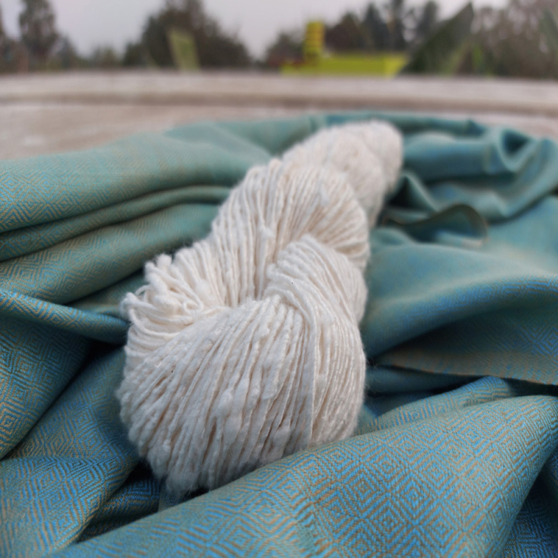 Bamboo Yarn, for Weaving, Specialities : Seamless Finish, Good Quality ...