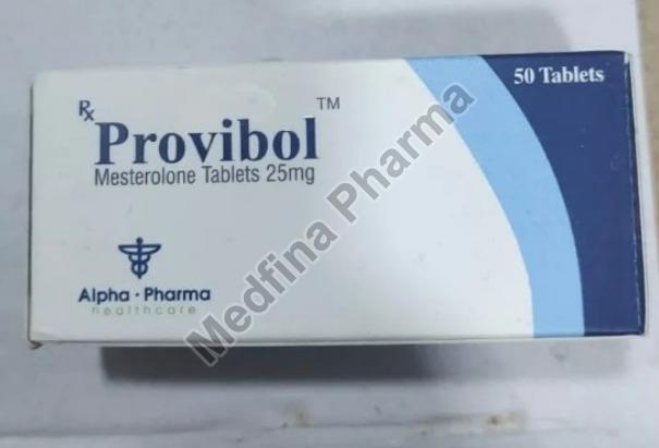 Provibol Mesterolone 25 Mg Tablet, for Hospital, Packaging Type : Box ...