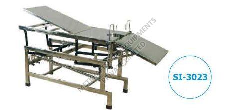 Rectangular Stainless Steel Polished Height Adjustable Operation Table ...