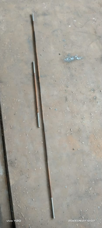 Silver Round Polished Galvanized Iron Brace Rod at Rs 90 / Kilogram in ...
