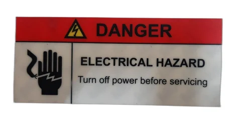Multicolor PVC Warning Sticker at Rs 3 / Square Inch in Pune | Dome ...