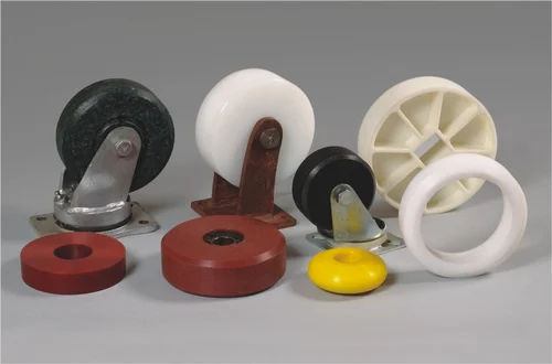 Polyrib Circular Plastic Wheel Caster at Best Price in Delhi | KHANNA ...