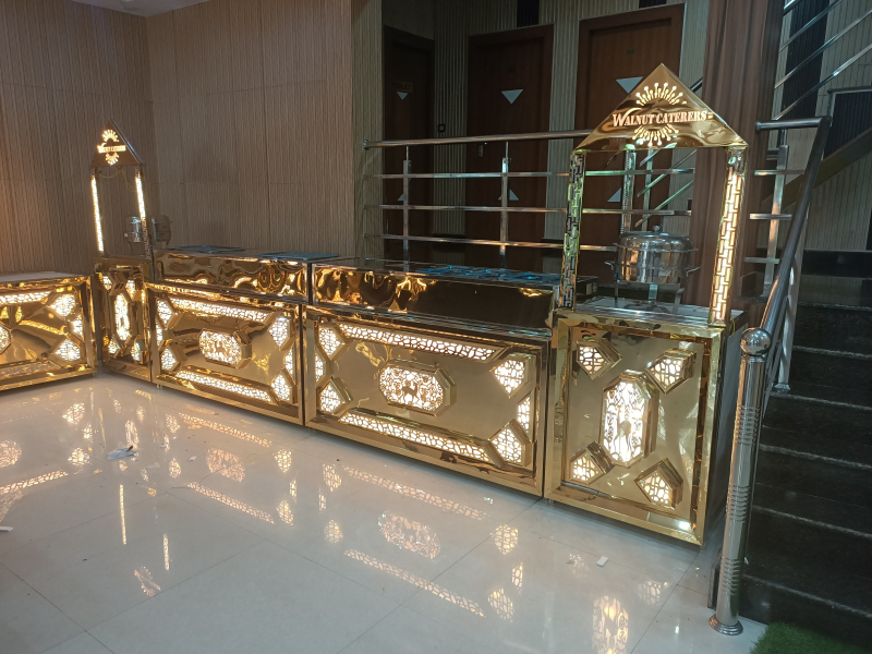 Golden Stainless Steel Catering Counter at Rs 9,999 / piece in ...