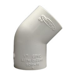 Waterflo CPVC 45 Degree Elbow, for Plumbing Pipe at Rs 35 / Piece in ...