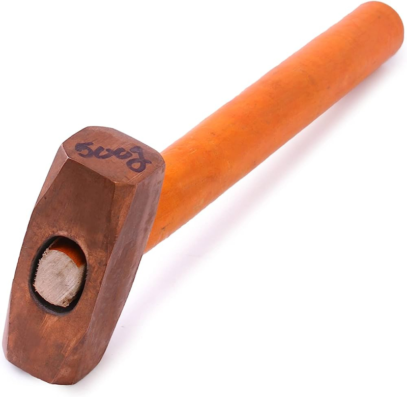 Wooden Polished Copper Hammer, for Industries, Certification : ISI ...