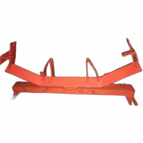 Red Color Coated Self Adjustable Carrying Idler Frame at Best Price in ...