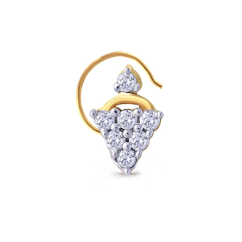 Unique Diamond Nose Pin at Rs 8,862 / Piece in Gaya | Khazana Jewellers
