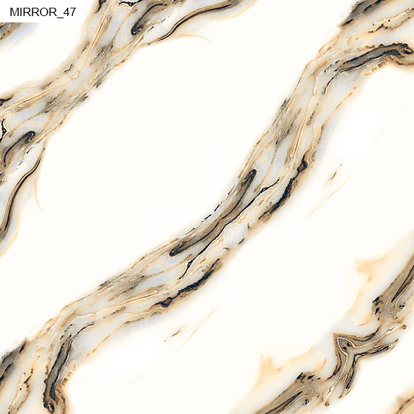 Multicolor Rectangular 47 Mirror Series Vitrified Tile For Flooring