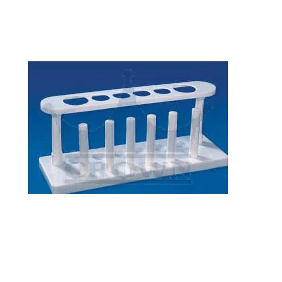 White Plastic Test Tube Stand, Length : 8 Inch at Rs 150 / Piece in ...
