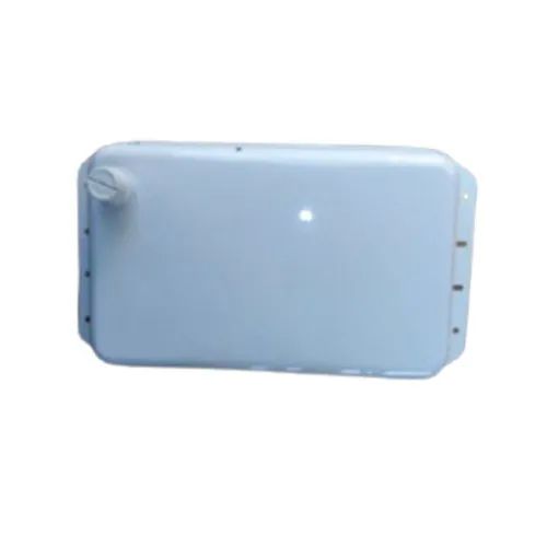 White Rectangular Metal Mild Steel Powder Coated Generator Oil Storage ...