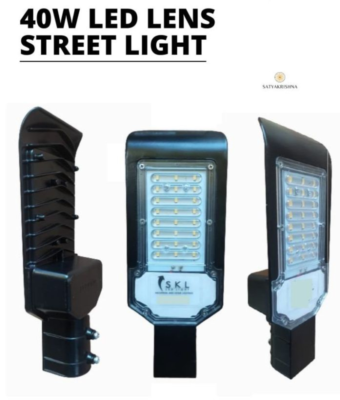 Black >90 40W LED Lens Street Light, for Decoration, Home, Hotel, Mall ...