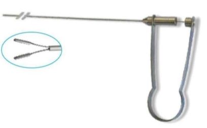 Polished Steel URS Bipronge Forceps, for Clinical, Hospital, Feature ...