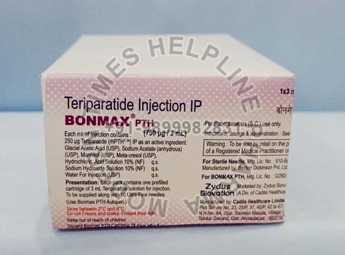 Bonmax PTH 750mcg Solution for Injection at Rs 7,000 / Box in Delhi | Modern Times Helpline Pharma