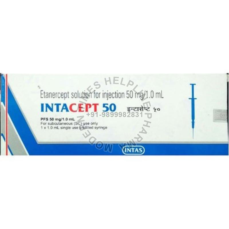 Intacept 50mg Injection, Packaging Type : Box, Packaging Size : 5ml at ...