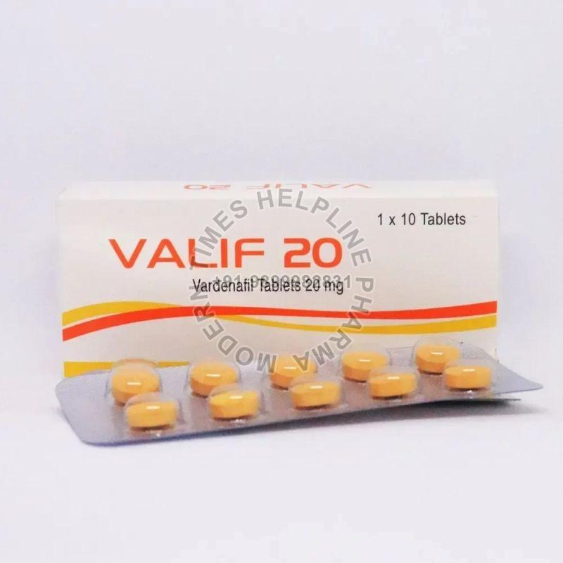 Valif 20 Mg Tablets at Rs 19 / Boxes in Delhi | Modern Times Helpline ...