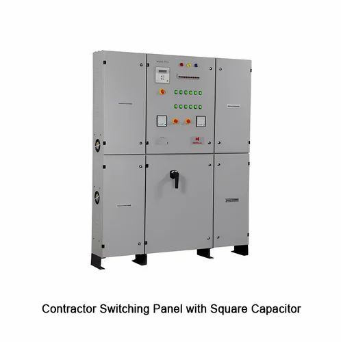 Rectangle Mild Steel Capacitor Panel, for Industries, Color : Grey at ...