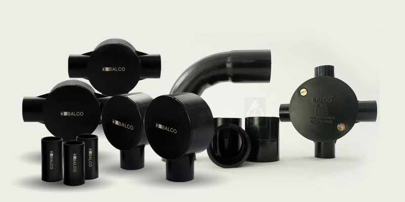 Rigid PVC electrical fittings at Best Price in Kollam | Solve Plastic ...