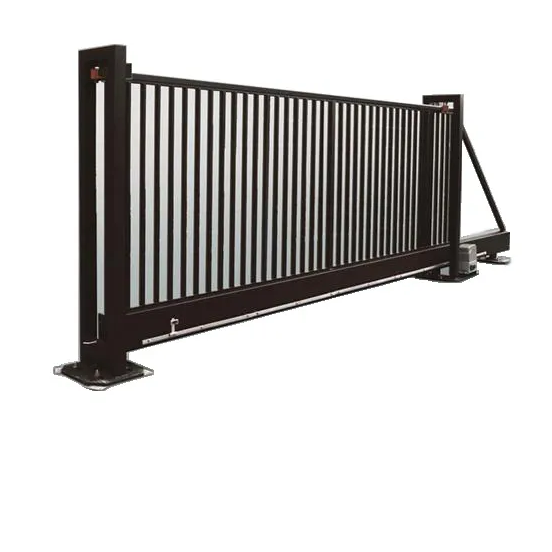 Hulk Lokpal Black Mild Steel Driveway Gate Style Modern Open Style