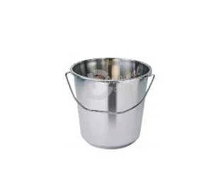 Stainless Steel Bucket, For Domestic, Industrial, Pattern : Plain at ...