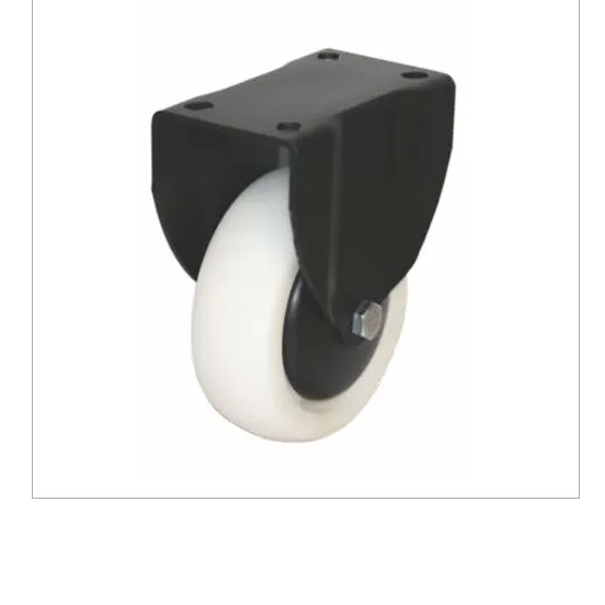 White Nylon Polypropylene Caster Wheel, Capacity : 250kg at Rs 470 / Piece in Pune