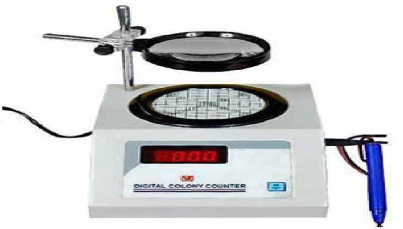 0-25w Powder Coated Mild Steel Digital Colony Counter, For Laboratory ...