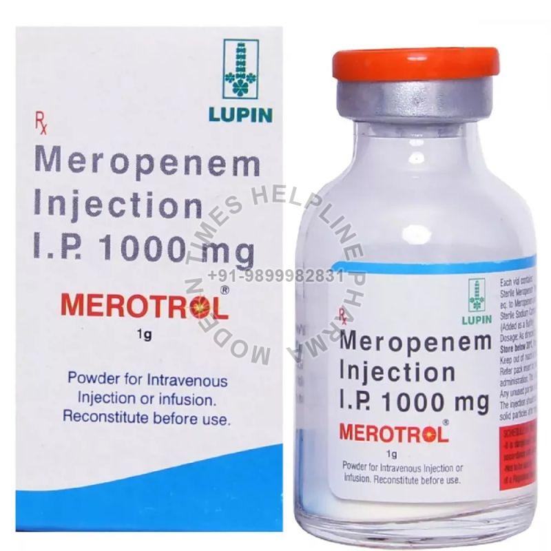 Merotrol 1gm Injection at Rs 600 / box in Delhi | Modern Times Helpline ...