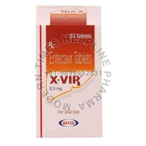 X Vir 0.5mg Tablets, Medicine Type : Allopathic, Packaging Type ...