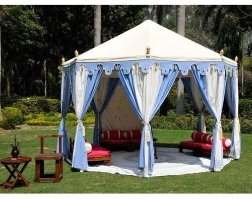 Plain PVC Arabian Tent, Color : White Sky Blue at Best Price in Jodhpur ...