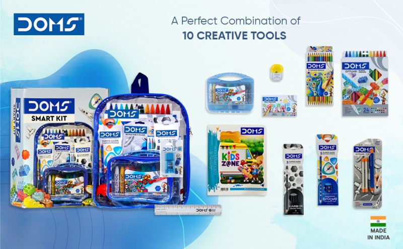 Doms Smart Kit Comes With Transparent Zipper Bag at Rs 499 / set in ...