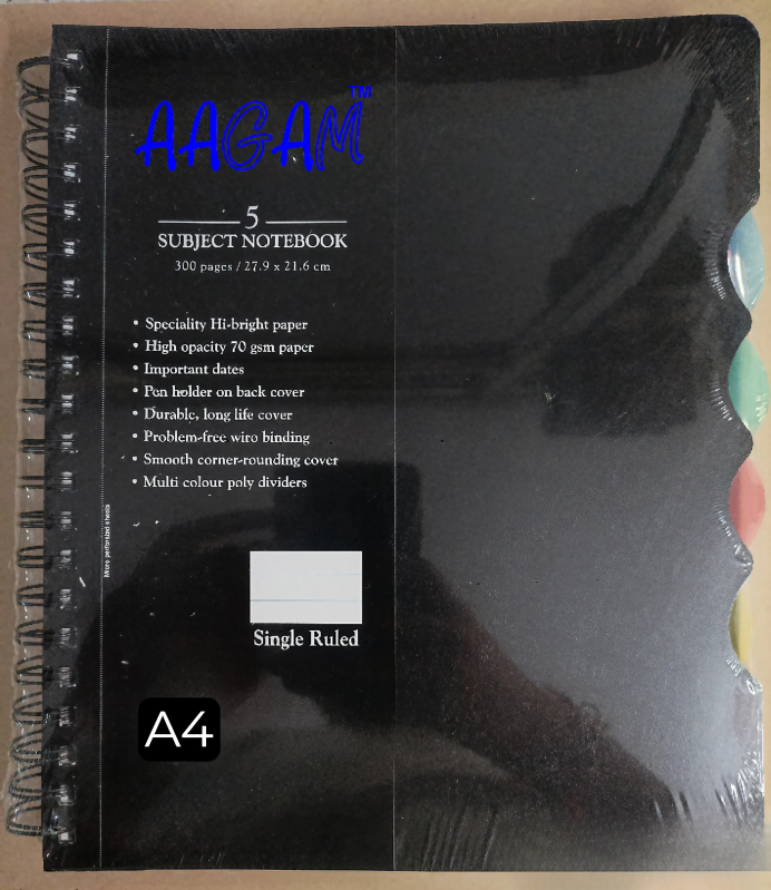 Rectangular Pvc Spiral Note Book A4, for Home, Office, Size : 10.98 x 8.5 inch, 10.98 x 8.5 inch ...