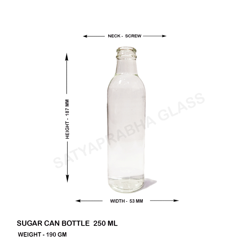 250 ml Glass Juice Bottles, Color : Transparent at Best Price in ...