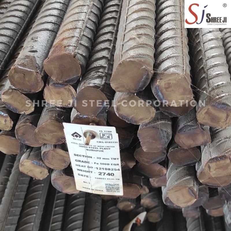 FE500 Iron Ms Rebar, for Building Construction, Construction ...