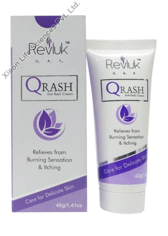 Revluk Qrash Anti Rash Cream, for Personal, Color : Creamy White at ...