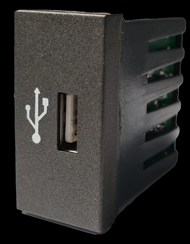 Black 220V Modular USB Charger Socket at Rs 1,313 / Piece in Bangalore ...