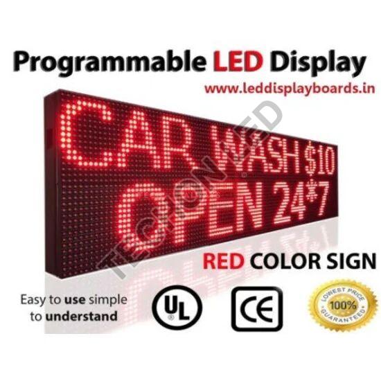 Single Colour LED Display Board, Color : Red at Rs 49,663.50 / in ...