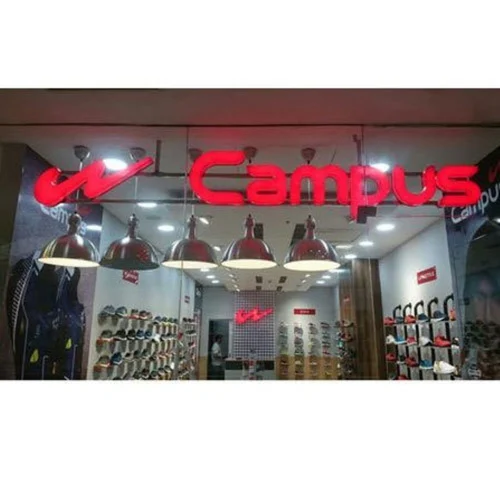 Red Acrylic Sign Board, Bulb Type : Led, Voltage : Upto 220 V at Rs 575 ...