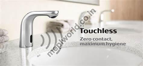 Silver Polished Touchless Sensor Tap, For Hotel, Household, Feature ...