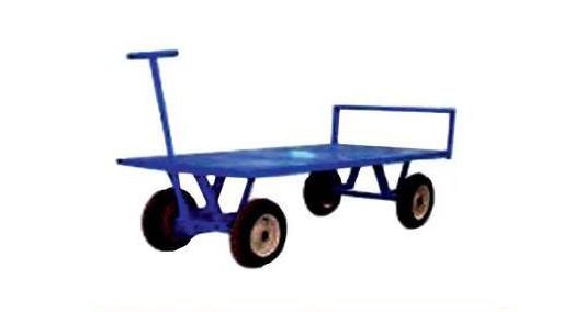 Mild Steel Platform Wheel Barrow Trolley, For Cleaning Purpose, Feature ...