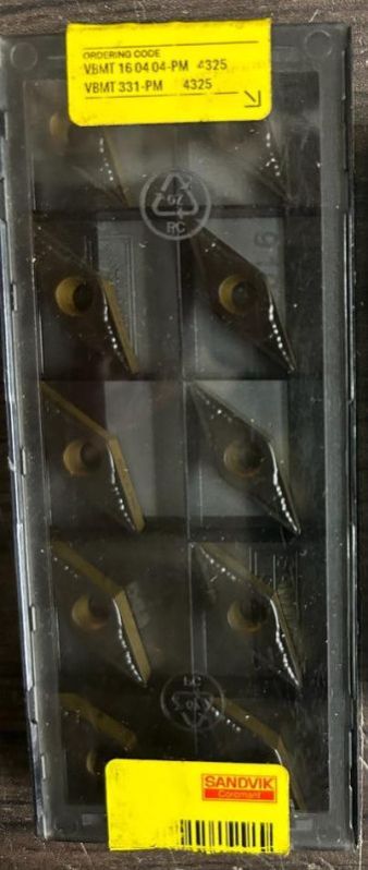 VBMT 331-PM 4325 Sandvik Carbide Inserts, Color : Grey at Best Price in ...