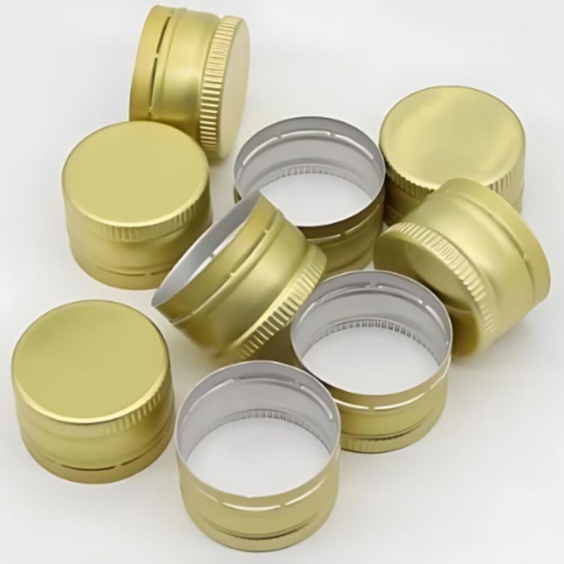Rushabh Industries Aluminum 25mm Aluminium Ropp Cap, Shape : Round at ...