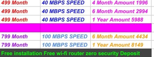 40 Mbps Broadband Internet Services at Rs 499 in Pune - ID: 7643428 ...