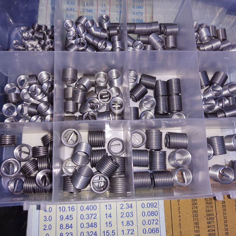 Polished Brass Helicoil Thread Inserts For Electrical Fittings ...