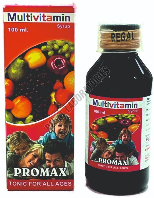 Promax Multivitamin Syrup, Sealing Type : Single Seal at Best Price in ...