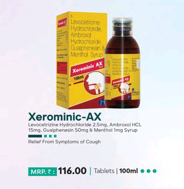 100ml Xerominic-ax Syrup, Form : Liquid at Rs 116 in Gopalganj - ID ...